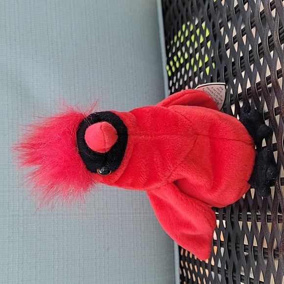 Beanie Baby | Toys | Vintage Retired999 Mac The Cardinal Beanie Baby ...